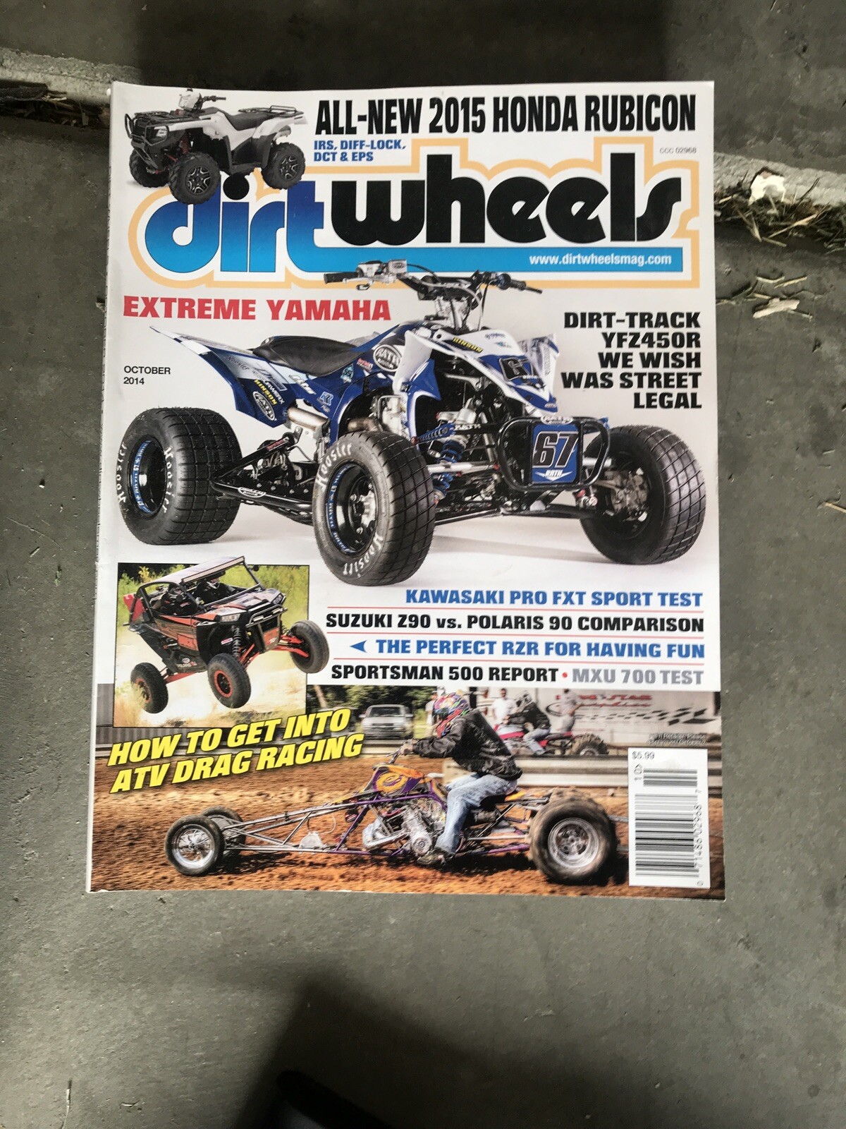Dirt Wheels Magazine Yamaha YFZ450R Suzuki Z90 October 2014 032717nonR ...