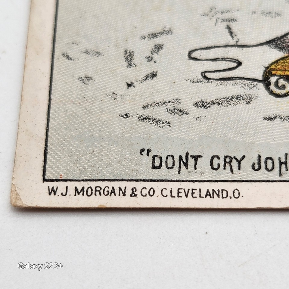 Antique Old Trade Card New White Sewing Machine Sledding Accident Torn ...