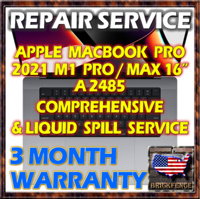 MACBOOK PRO 16" A2485 MK1E3LL/A* MK1H3LL/A* M1 2021 LAPTOP LOGIC BOARD ...
