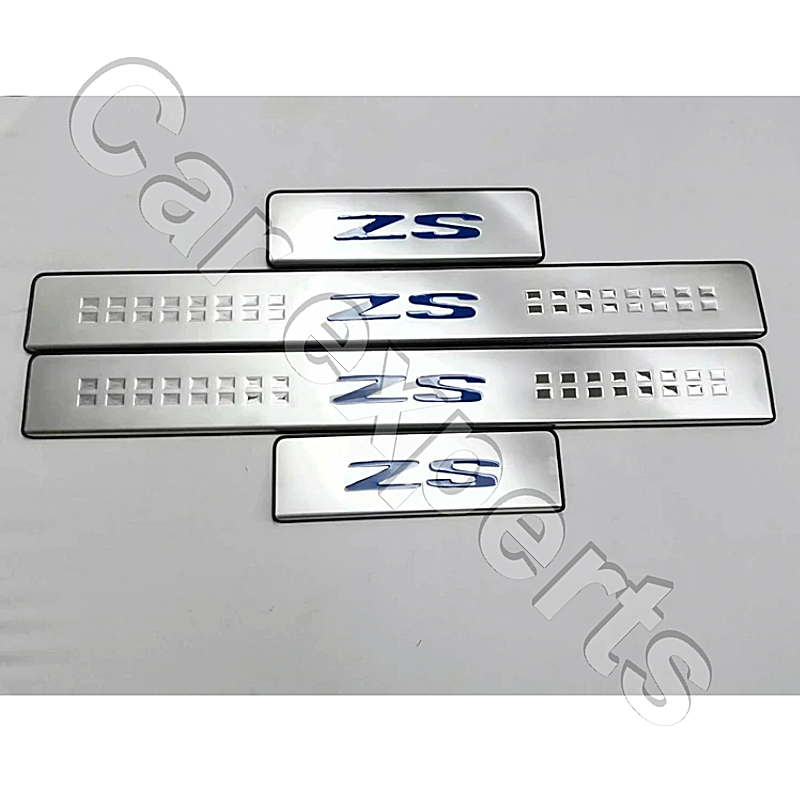 For MG ZS Door Sill Protector Scuff Plates Guard Stainless Steel 2017 ...