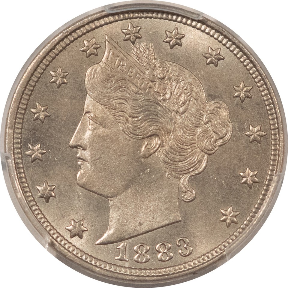 1883 LIBERTY NICKEL, NO CENTS - PCGS MS-65, GEM! | eBay