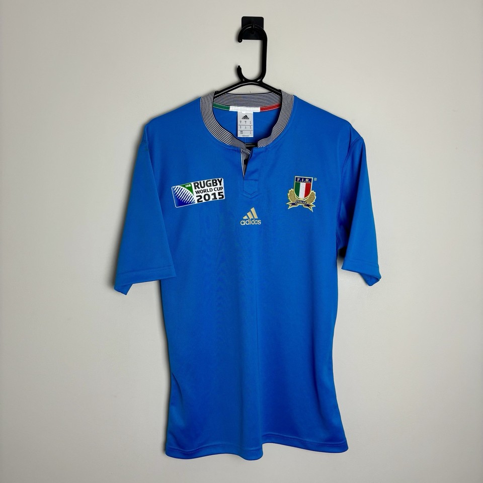 Italy Rugby Shirt Jersey 2015 World Cup Home (M) R078 | eBay