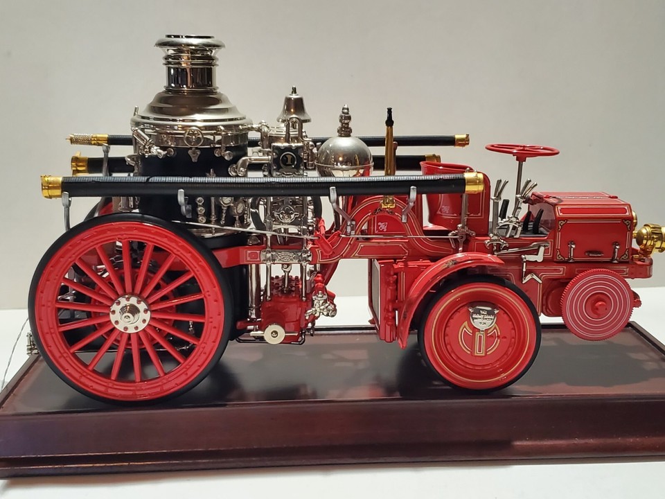 Franklin Mint 1912 Christie Front Drive Steamer Fire Truck Steam Engine ...