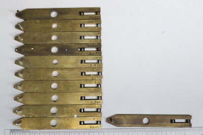 Star Machine Works Reloading Powder Press Charge Bar Brass - PICK ONE ...