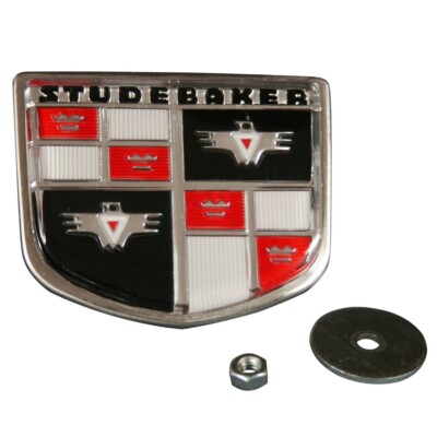 Hood & Grille Emblem | 1956-58 Studebaker Hawk & 1958 Studebaker Sedan ...