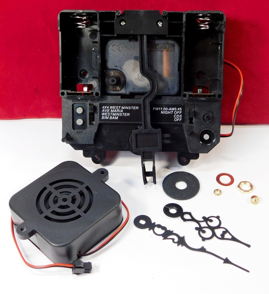 Triple Chime Quartz Pendulum Clock Movement 2 PACK Tubular Bell 1/2 ...