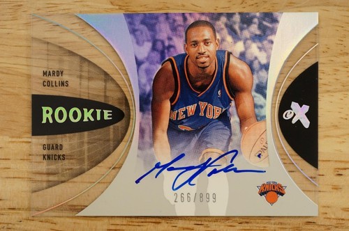 2006-07 NBA Fleer EX 266/899 Mardy Collins #63 Rookie Auto RC New York ...