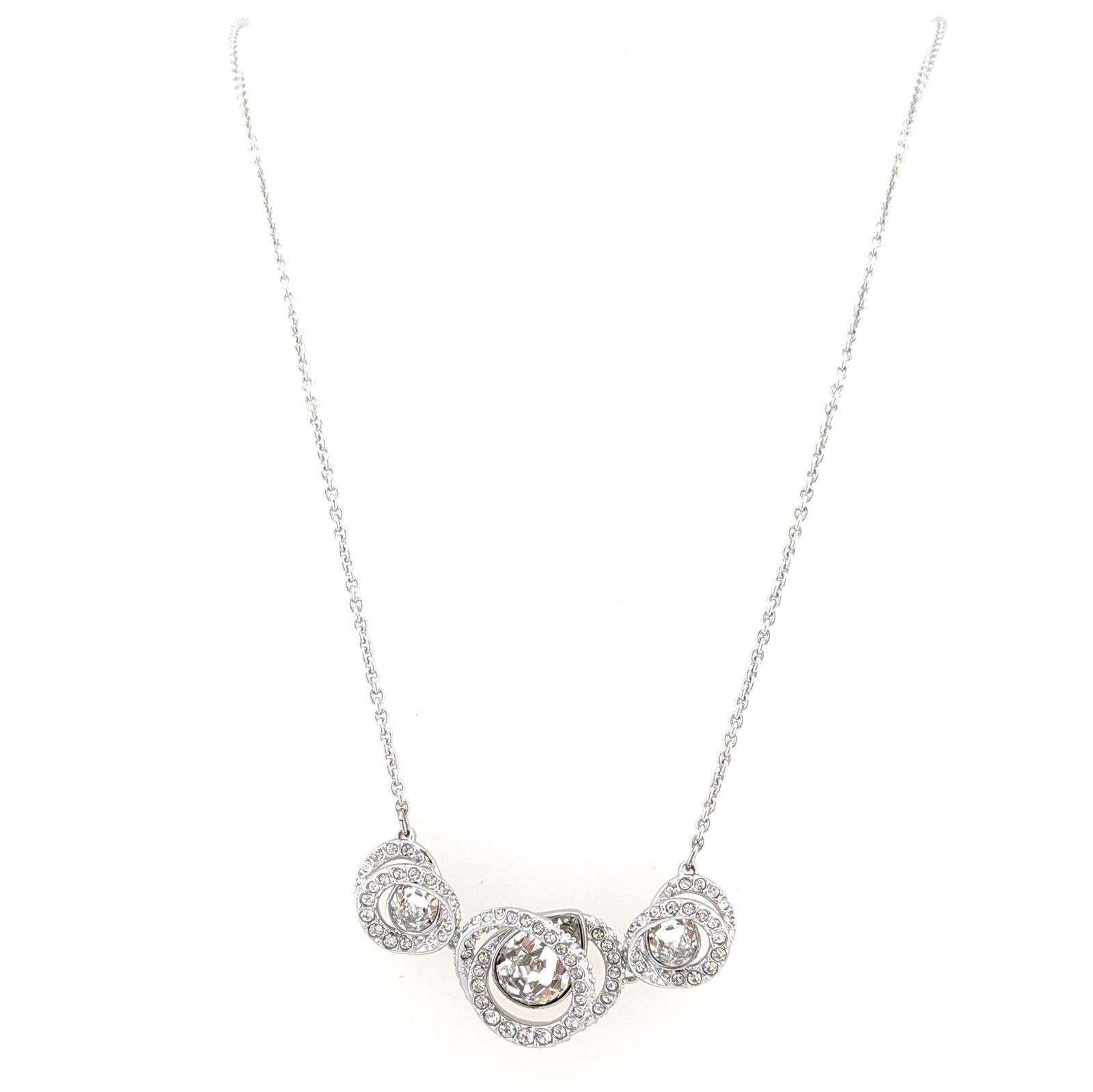 Swarovski Crystal Generation Necklace White, Rhodium Plated 5636587 | eBay