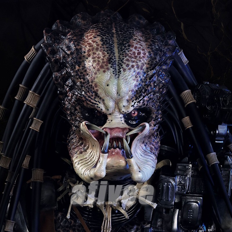 Deep Tale Studio Predator P1 1/1 Scale Bust Statue Collectible Alien ...
