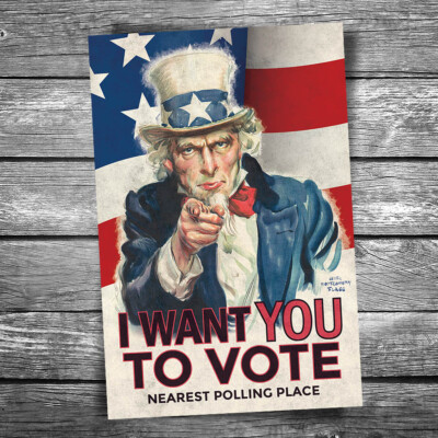 I Want You to Vote Postcard | Set of 12 | 4x6 | eBay