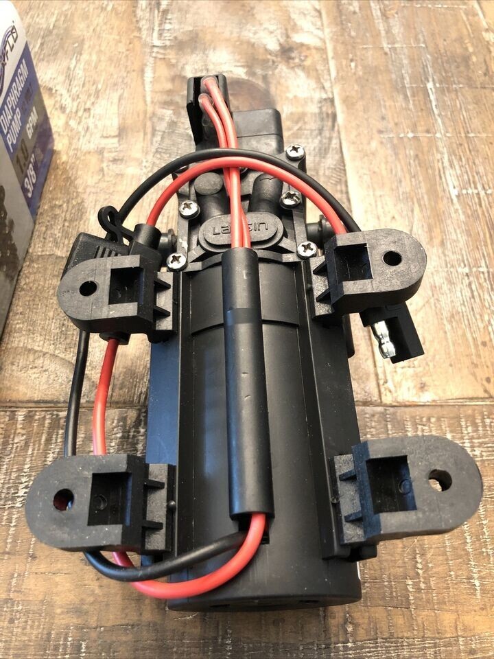 Everflo EF1000 12V Diaphragm Pump Hose Barb - Black 814485010399 | eBay