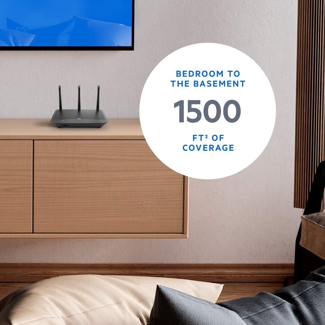 Linksys EA7500-4B Max-Stream WiFi 5 Router: AC1900, Dual-Band Wireless ...