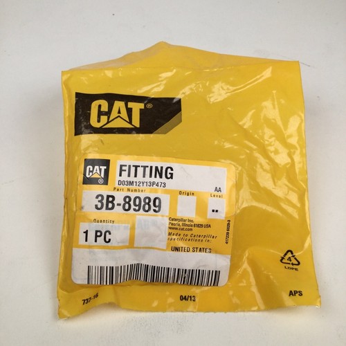 Caterpillar 3B-8989 Fitting New Factory Packing Sealed | eBay