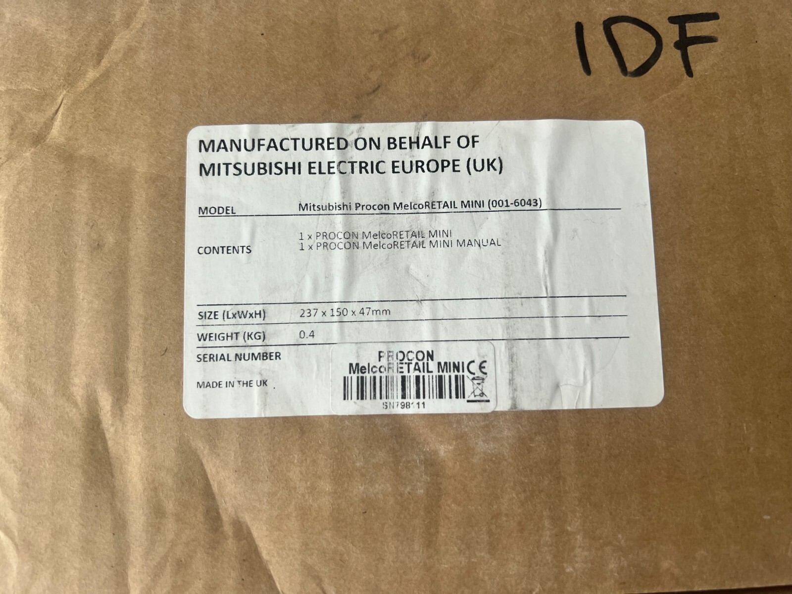 Mitsubishi Electric Procon MelcoRETAIL MINI I/O advanced interface HVAC ...