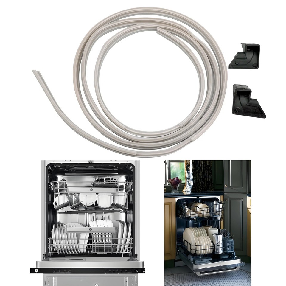 WD08X10057 WD8X227&WD8X228 Dishwasher Door Gasket Seal Kit for Hotpoint ...