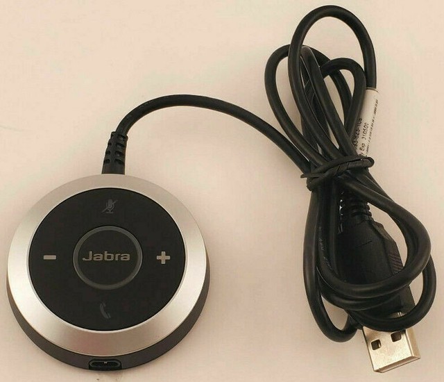 Jabra Evolve 40 Stereo USB Wired Monoaural Headset HSC017 W/ Enc010 ...