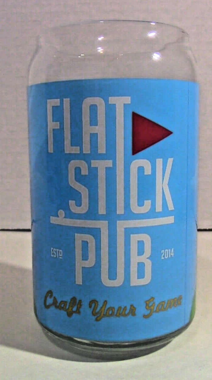 Flat Stick Pub Drinking Glass 2014 Washington Golf 5.5" Glasswear | eBay