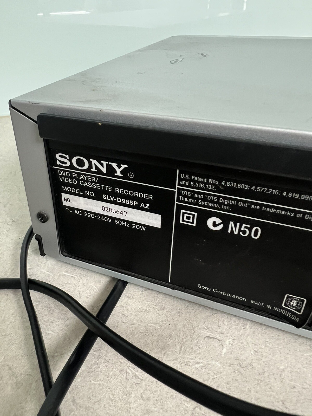 Sony SLV-D985P VCR/DVD Combo Video Player | eBay