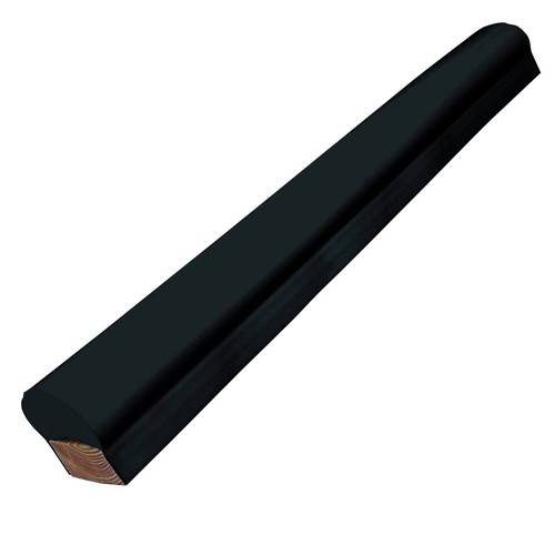 Dock Edge + 1022-B-F Piling/Post Bumper, 6', Black, PVC, 2x4 Mount ...