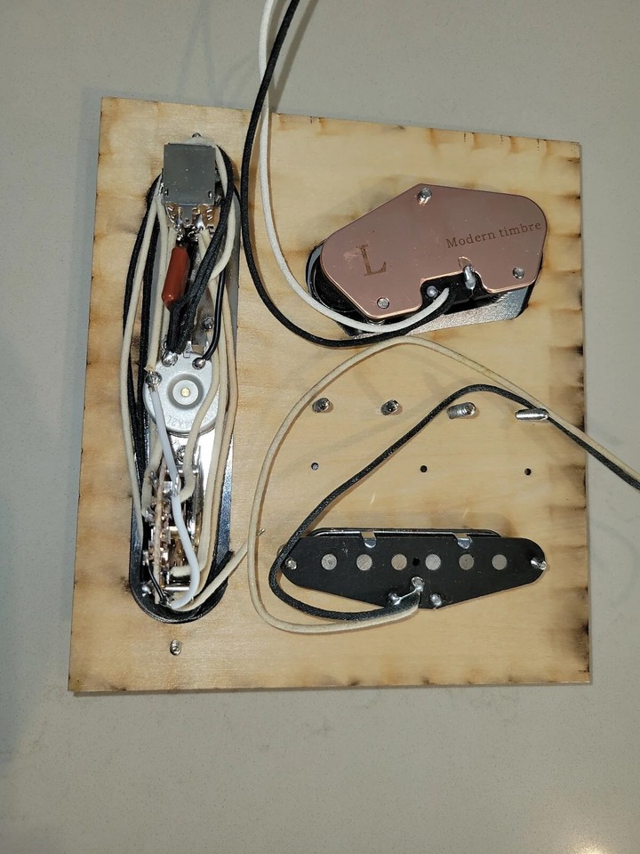 Telecaster Dark Walnut with CTS pots with push/pull, lollar pickups | eBay