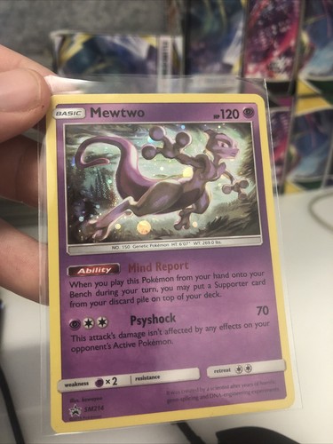 Mewtwo SM214 - Promo - Pokemon Trading Card Game - Hidden Fates Promo ...