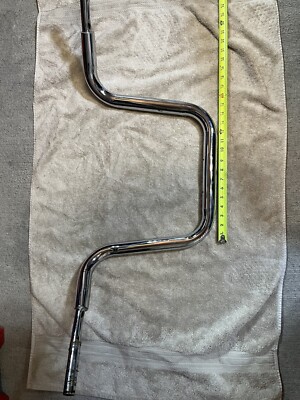 Carlini Design Chrome T-Bar Handlebars Harley davidson 1.5" diameter | eBay