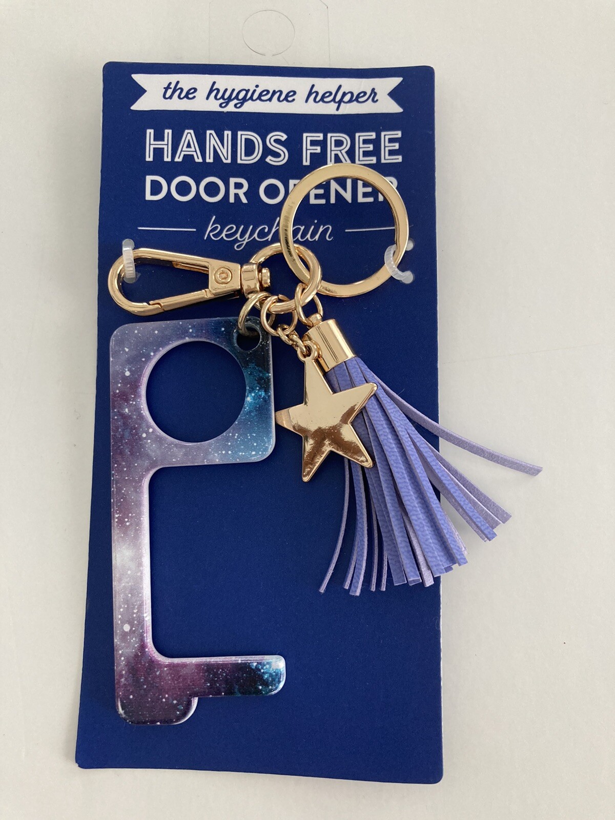 The Hygiene Helper Hands Free Door Opener Keychain Purple | eBay
