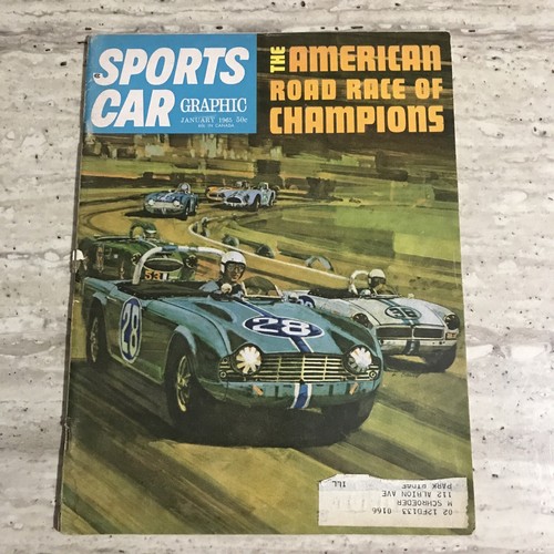 JANUARY 1965 SPORTS CAR GRAPHIC The American Road Race Of Champions | eBay