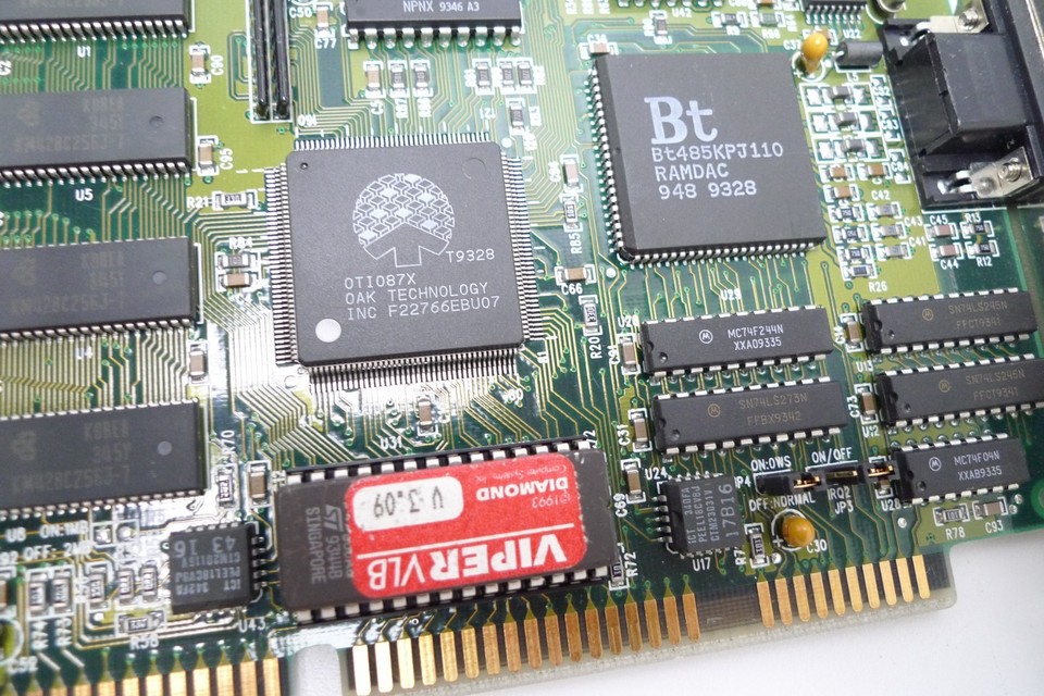 Diamond Viper VLB Weitek Power 9000 Vintage VGA Video Card | eBay