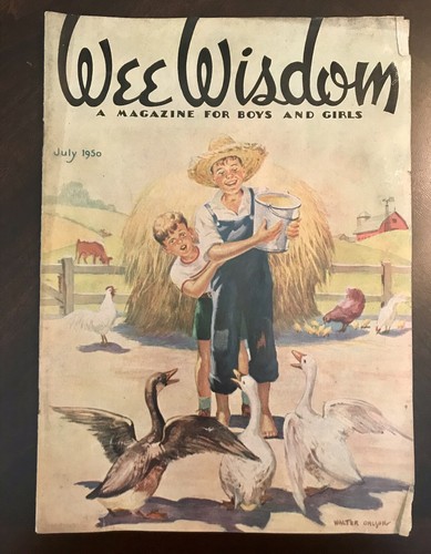 Wee Wisdom Children's Vintage Antique Magazine July 1950 | eBay