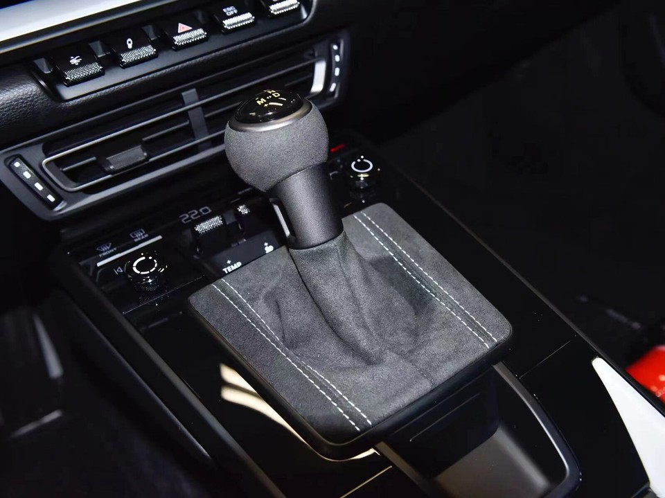 Center Gear Shift Knob Lever Cover For Porsche 911 Shifter 992 GT3 2021 ...