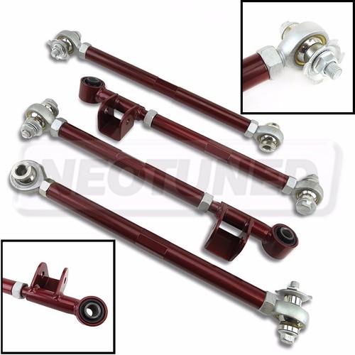 RED 93-01 IMPREZA WRX STI GC8 4P REAR LATERAL LINK ALIGNMENT SUSPENSION ...