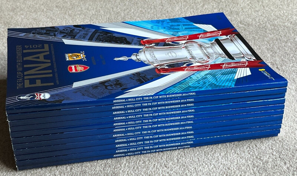 2014 FA Cup Final Programme Arsenal v Hull City in Excellent unused ...