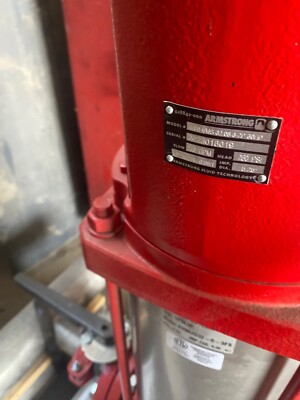 Armstrong Vertical Multistage Water Pump VMS 4700 | eBay