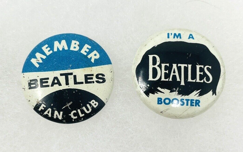 Rare Vintage Beatles Blue 9 Pinback Set Fan Club Collectible Pins | eBay