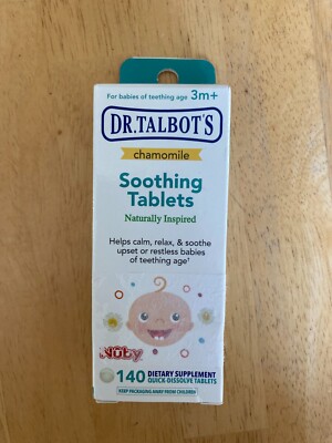 Dr. Talbot's Chamomile Soothing Tablets Quick Dissolve 140 Count Herbal ...