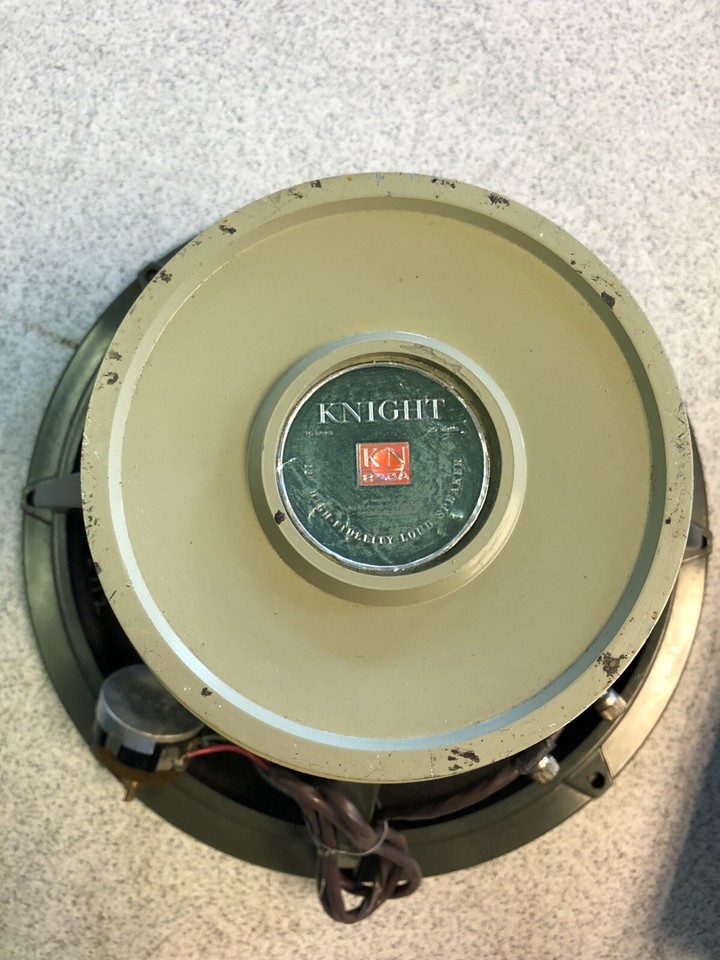 KNIGHT KN-800A SPEAKERS, TWO AVAILABLE,VINTAGE Just Refoamed | eBay