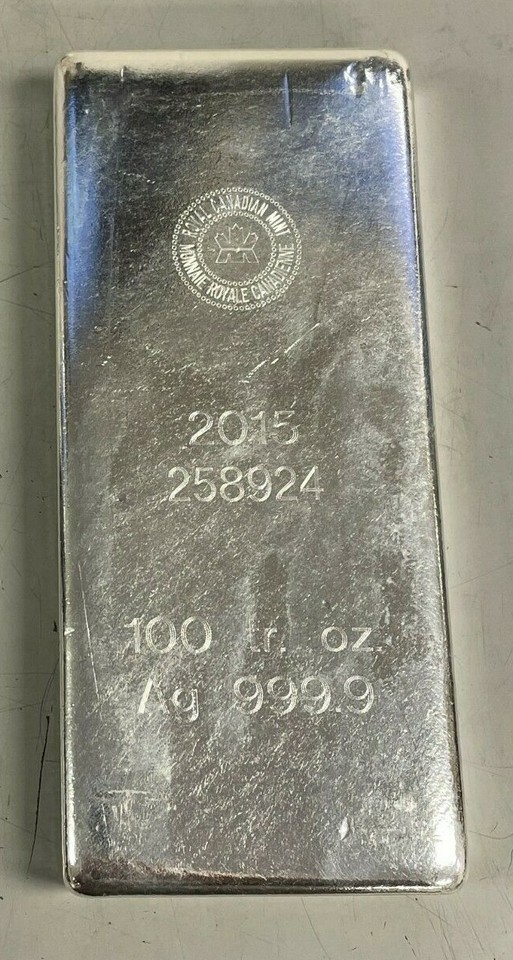 100 oz. Silver Bar .999 Fine Silver Bar - Mint Hallmark Varies | eBay