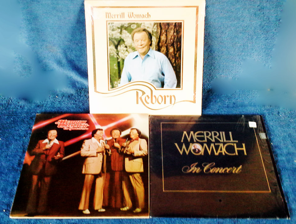 MERRILL WOMACH - REBORN, IN CONCERT, IN QUARTET - (3) LP LOT | eBay