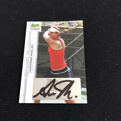 2013 Ace Authentic Grand Slam Alexandra Mueller Auto Autograph #BA-AM2 ...