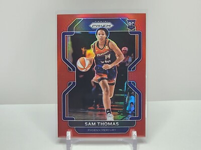 2022 WNBA Prizm Sam Thomas #148 Rookie Red Prizm /199 - Phoenix Mercury ...