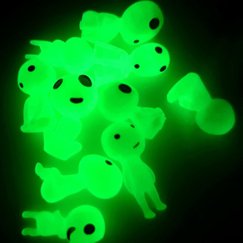 10Pcs Luminous Tree Elves Dolls Tree Spirit Princess Mononoke Mini Fig ...