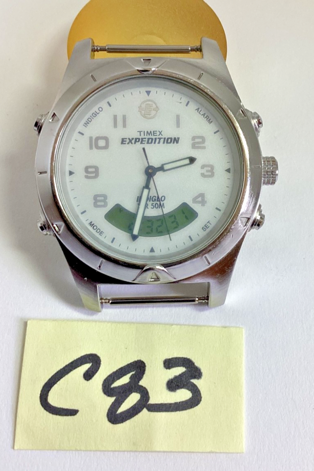2005 Mens Timex Expedition 38MM WR 50M Chronograph Watch New Battery N9 ...