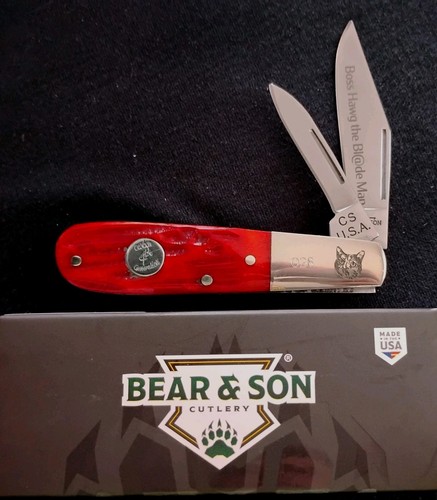 Bear And Son Barlow Red Stag Bone Serial Number 28 | eBay