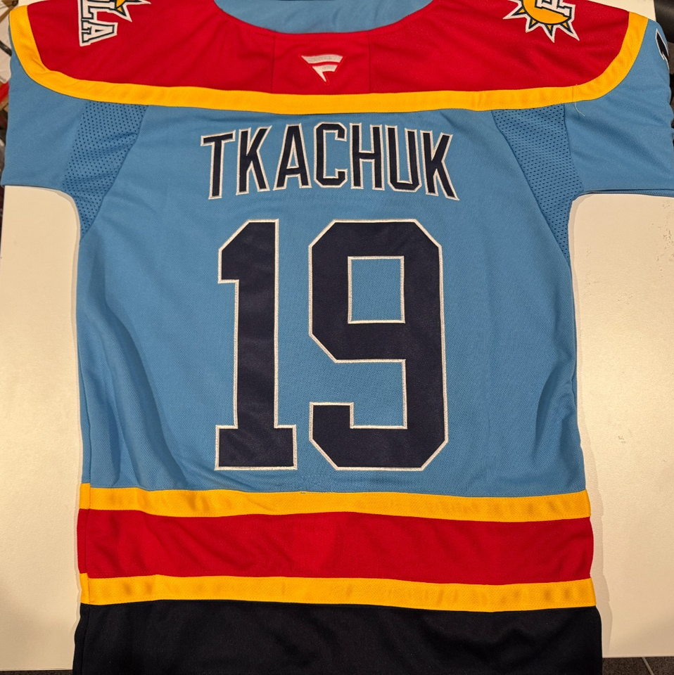 Matthew Tkachuk Florida Panthers Stitched Jersey Blue Reverse Retro | eBay