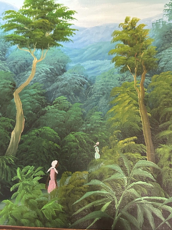 Original Landscape Oil Painting by Late Haitian Artist Raymond Dorleans ...