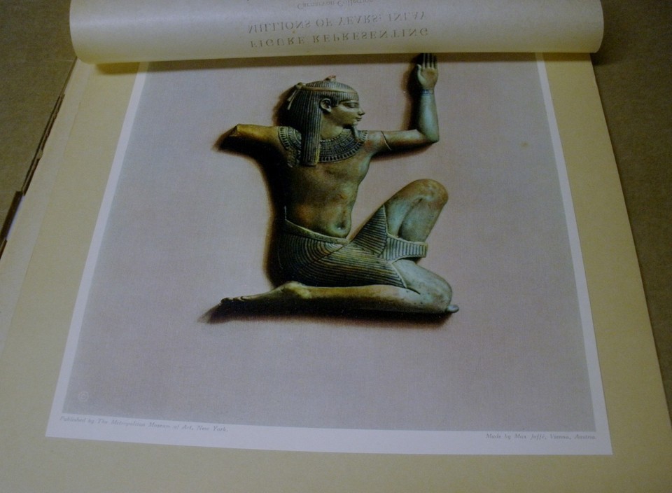 6 color prints Max Jaffe Series VII Egyptian Faience 1928 Metropolitan ...