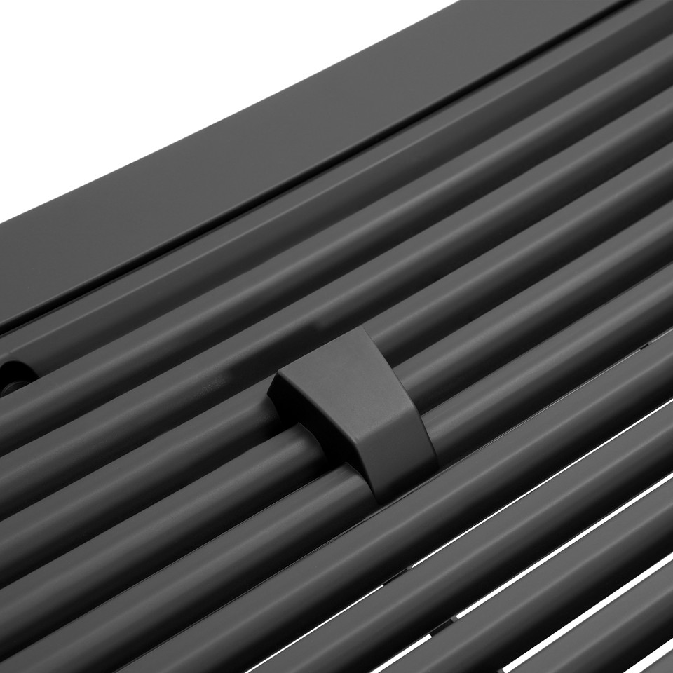 For Ford Mustang 1983-1993 Black Firewall Cowl Vent Grille Cover w ...