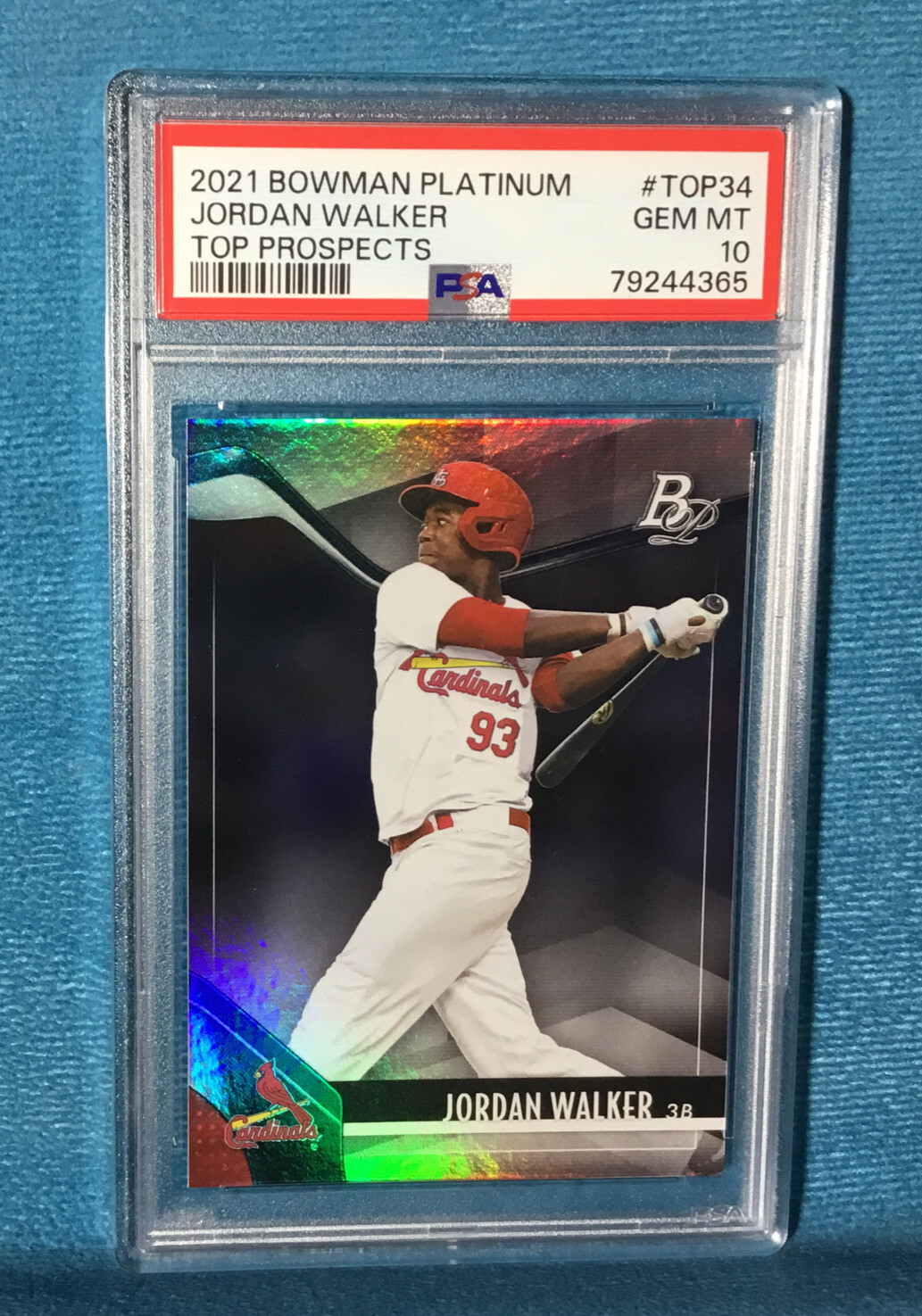 ⭐️PSA 10⭐️2021 Bowman Platinum Top Prospects JORDAN WALKER #Top34 Rookie ~Cards | eBay