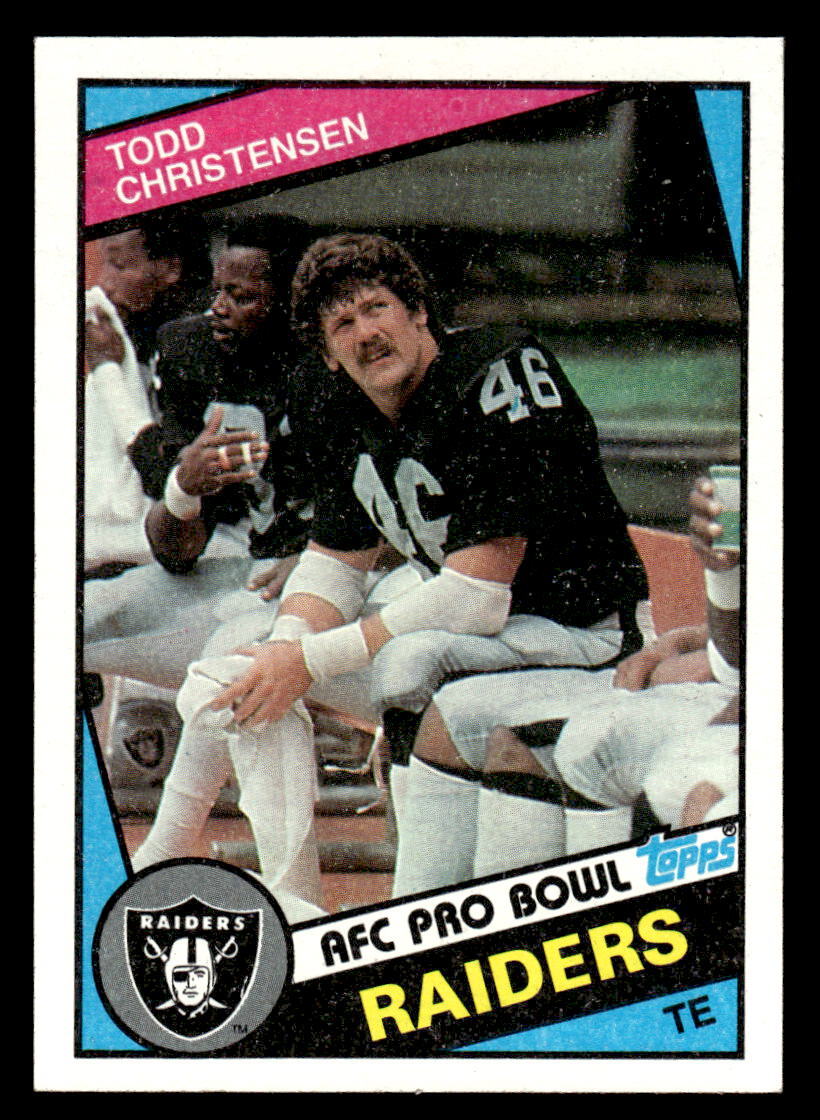 1984 Topps #105 Todd Christensen Los Angeles Raiders Football | eBay